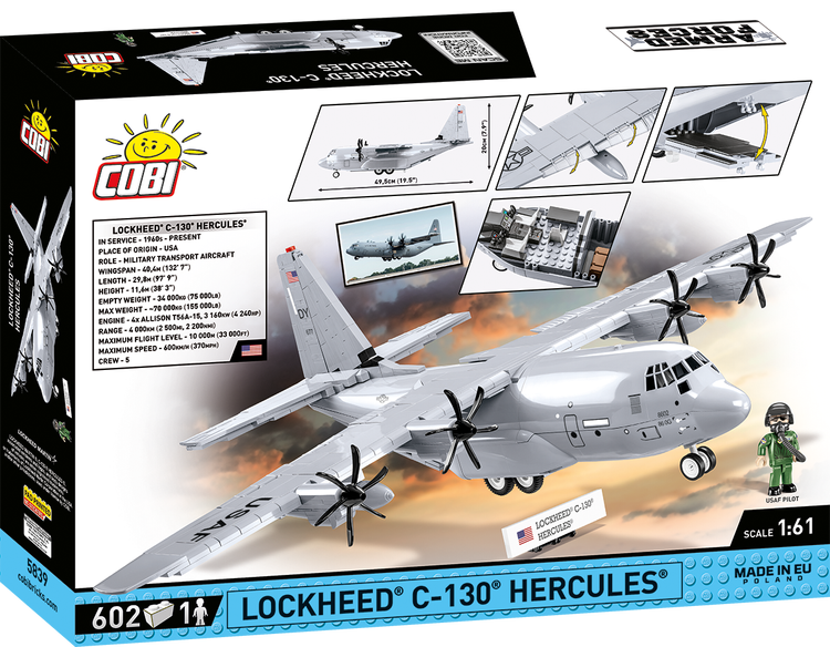 C-130 Hercules Blocks Set – PAX River Naval Air Museum Gift Shop