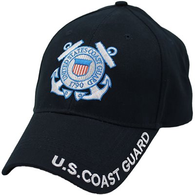 USCG Logo Cap w/Text – PAX River Naval Air Museum Gift Shop