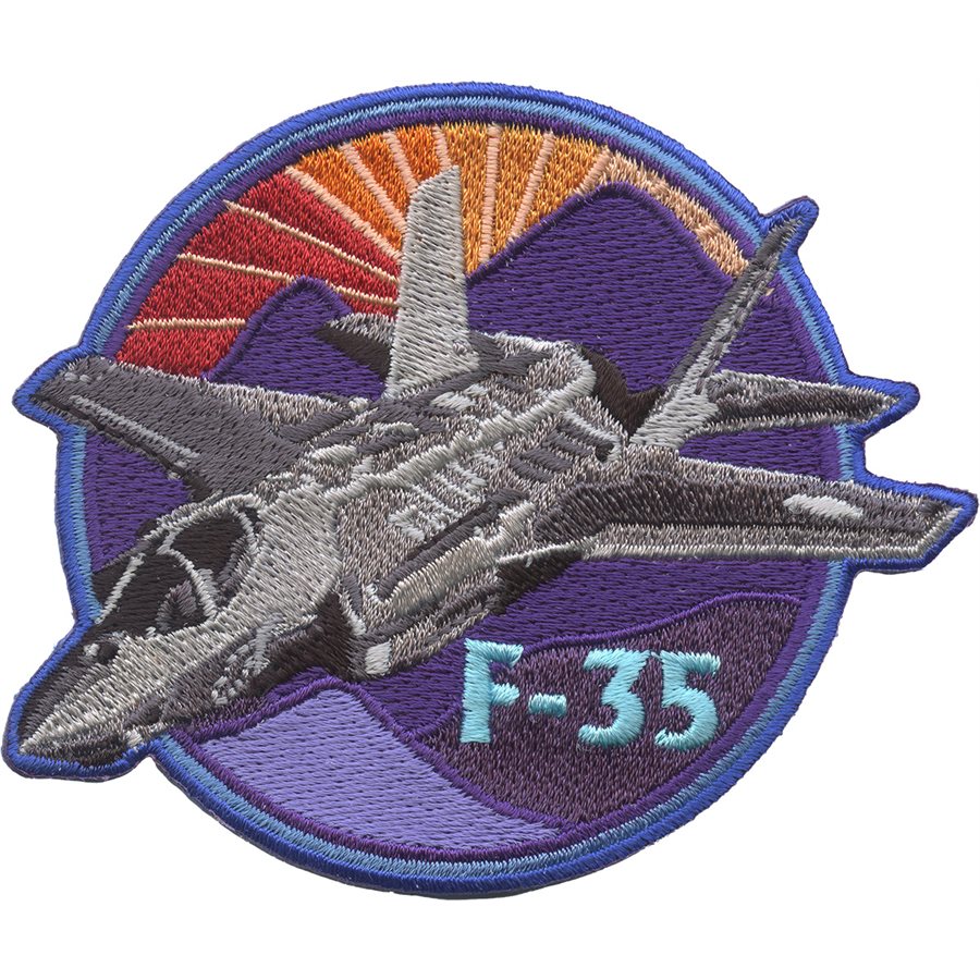F-35 Mountain Patch – PAX River Naval Air Museum Gift Shop