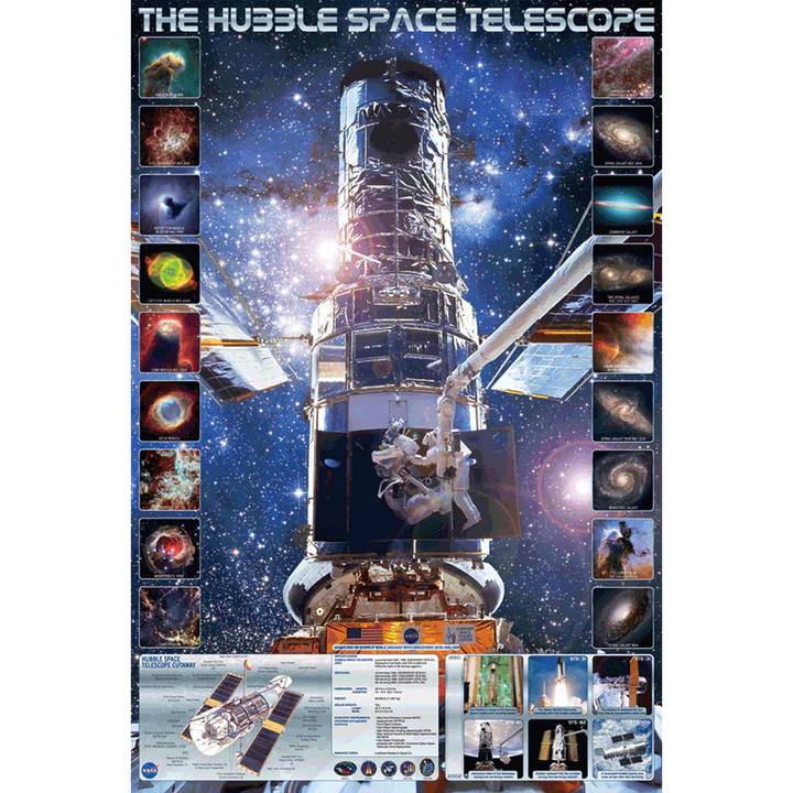Poster #1 - Hubble Telescope – PAX River Naval Air Museum Gift Shop