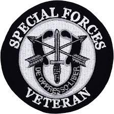 Special Forces Veteran-Army Patch – PAX River Naval Air Museum Gift Shop