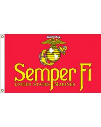 USMC Semper FI Flag-3 x 5 – PAX River Naval Air Museum Gift Shop
