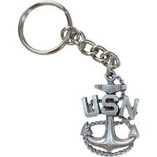 US Navy Anchor Keychain - Pewter – PAX River Naval Air Museum Gift Shop