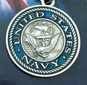 US Navy Logo Keychain - Pewter – PAX River Naval Air Museum Gift Shop