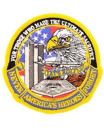 USA, 911, AM.Heroes Patch – PAX River Naval Air Museum Gift Shop