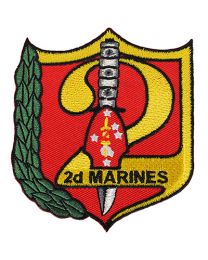 USMC 2nd Marines Patch – PAX River Naval Air Museum Gift Shop