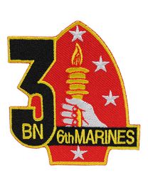 USMC 3rd BTN 6th Marines Patch – PAX River Naval Air Museum Gift Shop