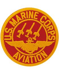 USMC Aviation Patch-Red/Gold – PAX River Naval Air Museum Gift Shop