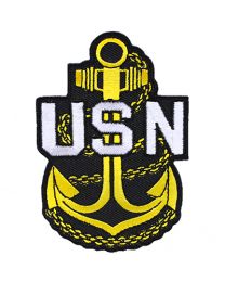 USN Logo CPO Patch – PAX River Naval Air Museum Gift Shop