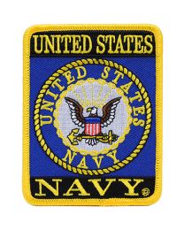 USN Logo, Rect. Patch – PAX River Naval Air Museum Gift Shop