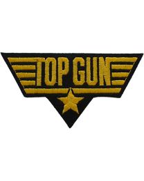 USN Top Gun Gold Patch – PAX River Naval Air Museum Gift Shop